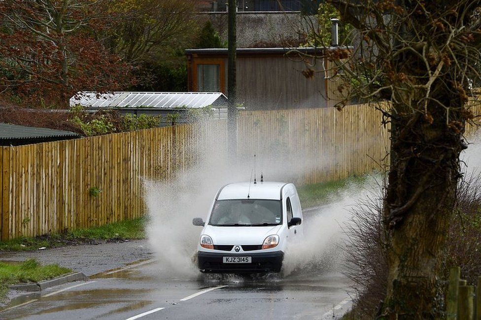Storm Barra in pictures: Strong winds and heavy rain hit Northern ...