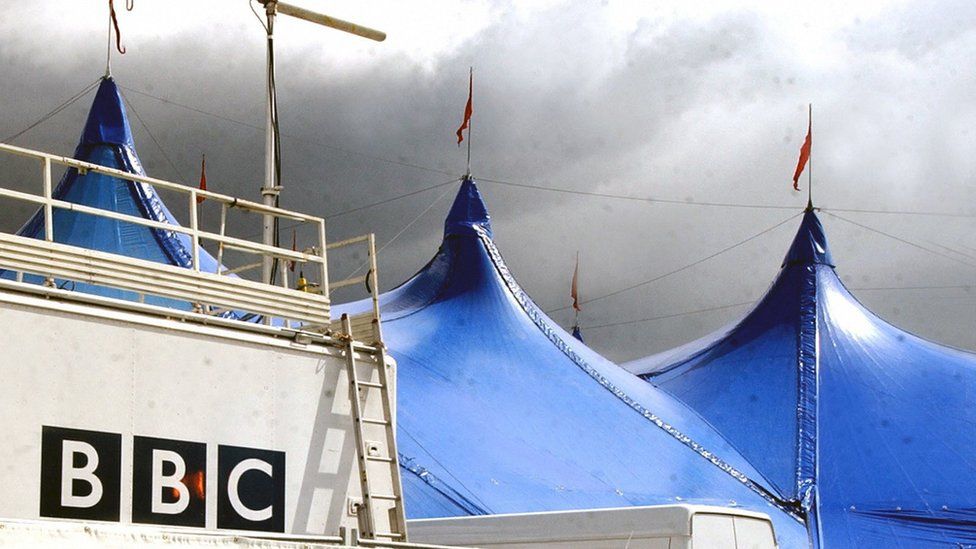 Vandals crash car into BBC Radio 1 Big Weekend site in Dundee - BBC News