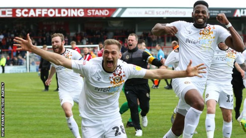 Mickey Demetriou: Defender re-signs with Newport County - BBC Sport