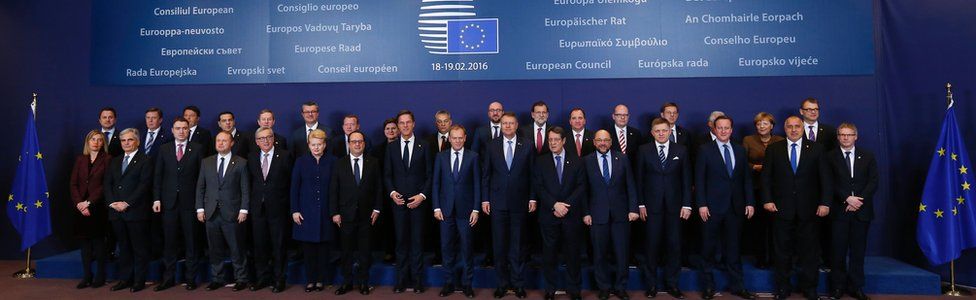 Newspaper headlines: 'Battle for Britain' at EU summit, joint ...