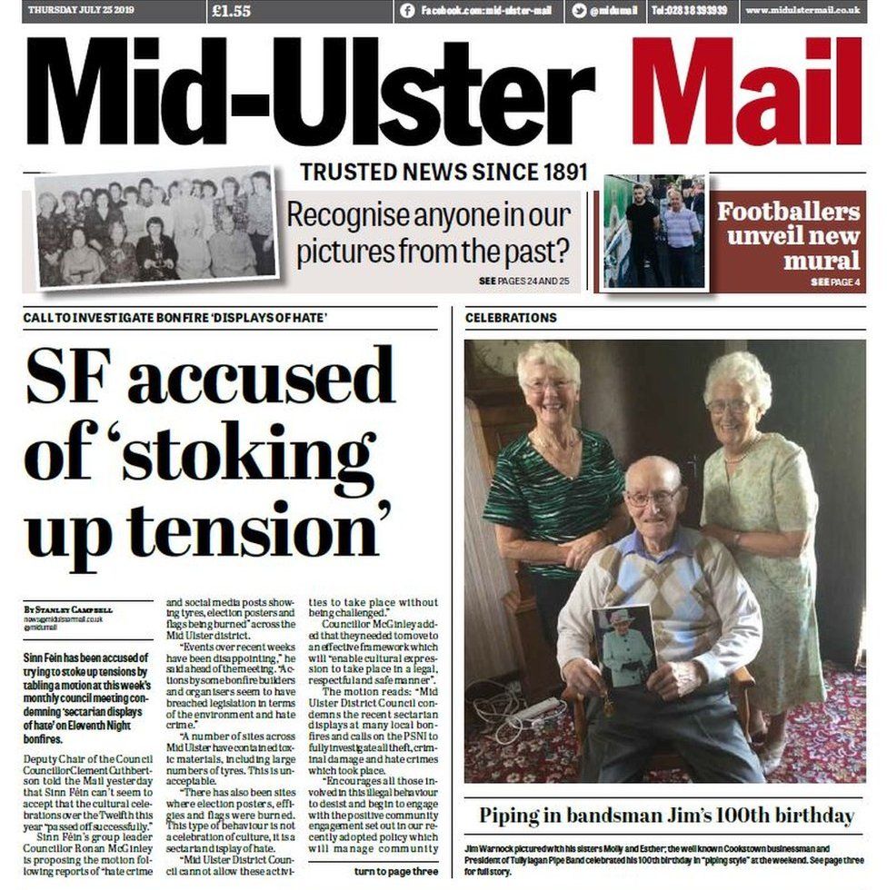 Weekly papers: Fly-tipping and a goose on the mend - BBC News