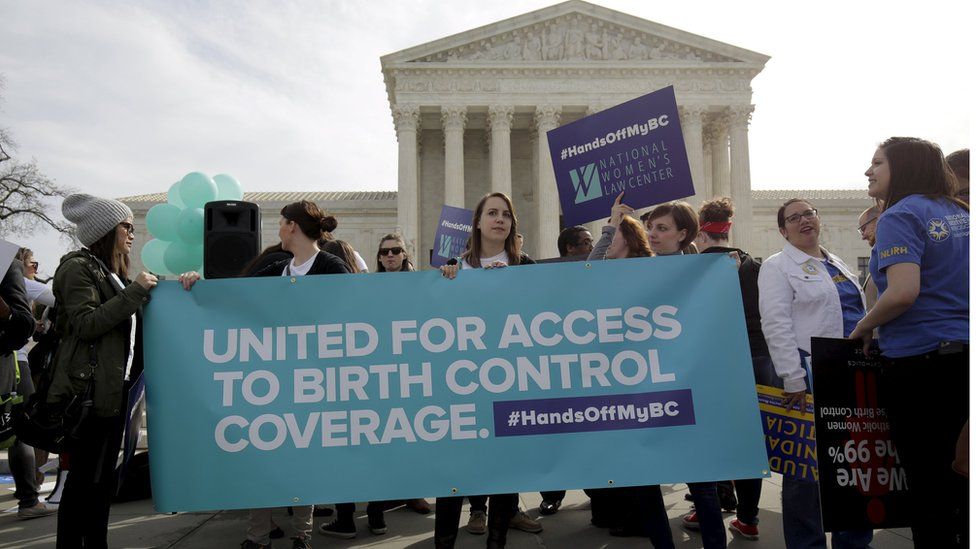 US Supreme Court likely split on contraception case - BBC News