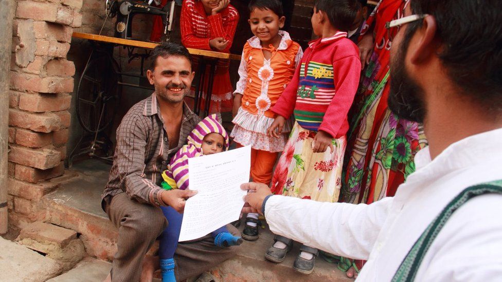 The man who helps a village through uncomfortable questions - BBC News