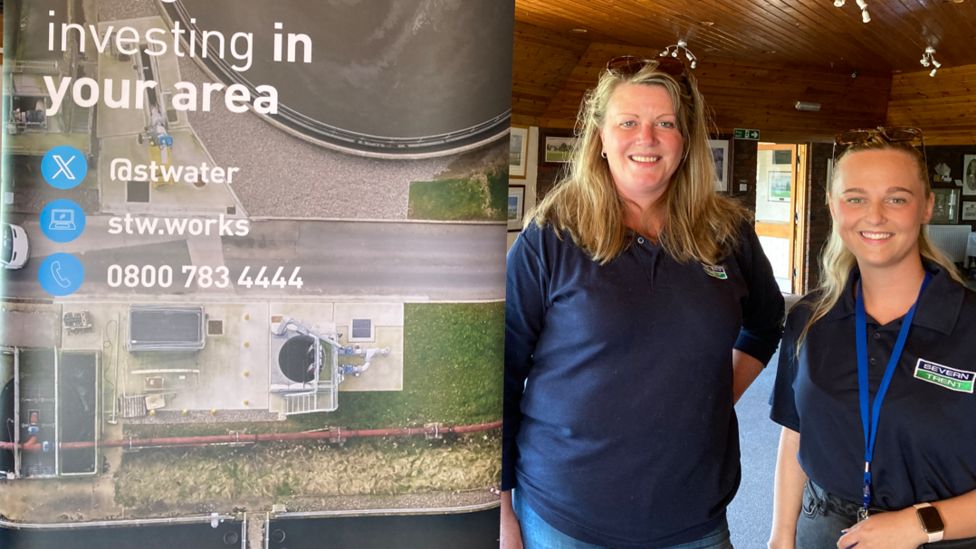 Severn Trent explains River Leam cleaning project - BBC News
