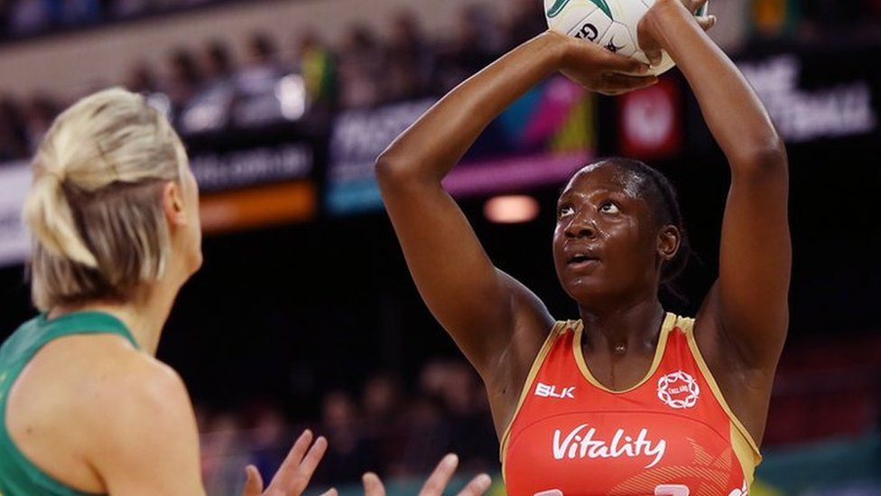England netball: Ama Agbeze to lead England against Jamaica - BBC Sport