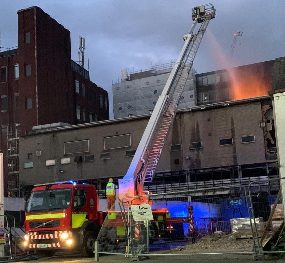 Former Derby city centre nightclub fire started deliberately - BBC News
