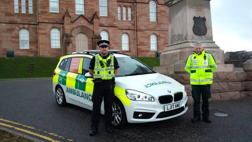 Inverness joint 999 response car trial extended - BBC News
