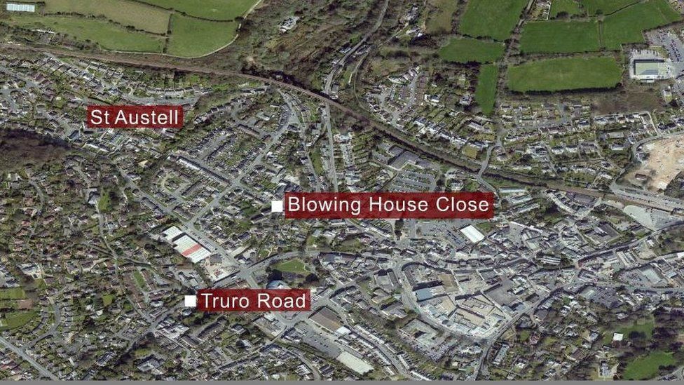 St Austell man in arson arrest after flats fire - BBC News