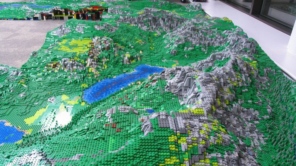 Lego Lake District model to go on display in Windermere - BBC News