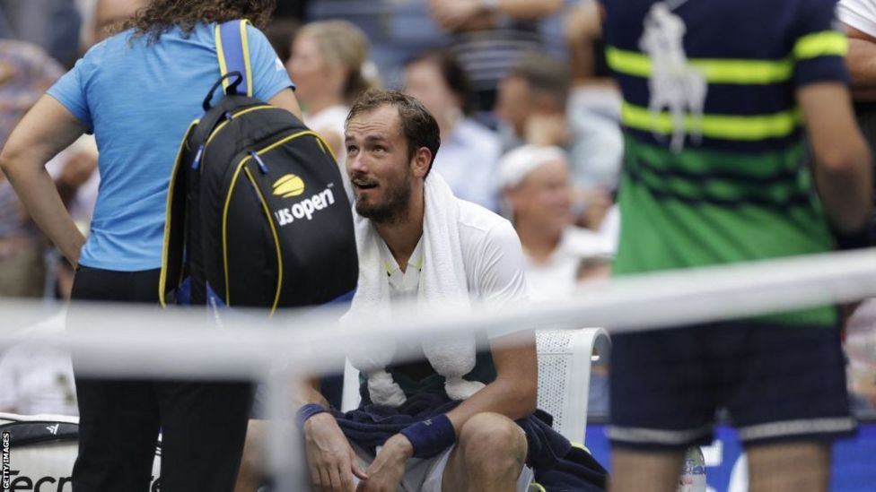 US Open 2023 results: Daniil Medvedev overcomes heat to beat Andrey Rublev, Carlos Alcaraz wins ...