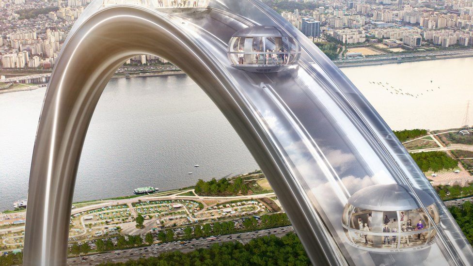 Huge futuristic Ferris wheel to be built in South Korea - BBC Newsround