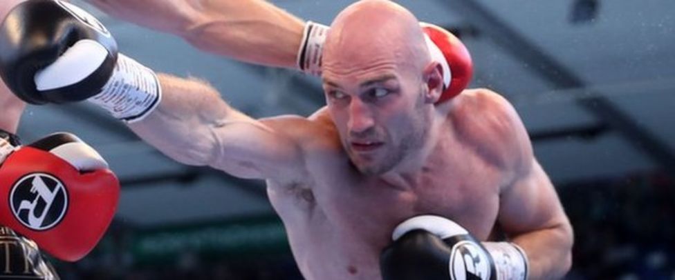 Tyrone McKenna: Belfast boxer beaten on points by Davies in MTK Golden ...