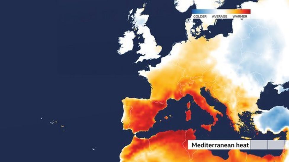 Why is it so hot in Europe? - BBC Weather