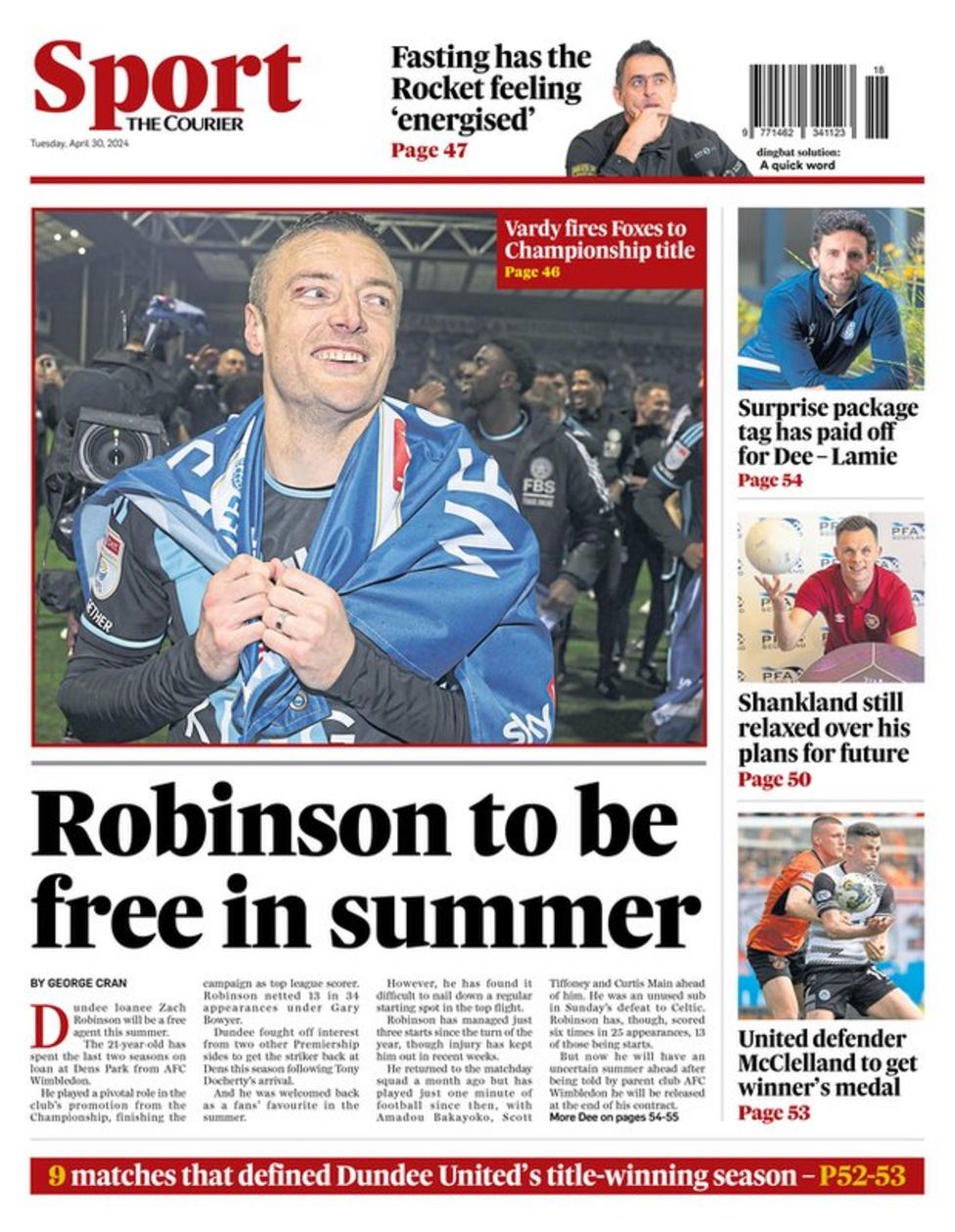 Scottish football gossip: Jermain Defoe, Ross McCrorie, Matt O'Riley ...