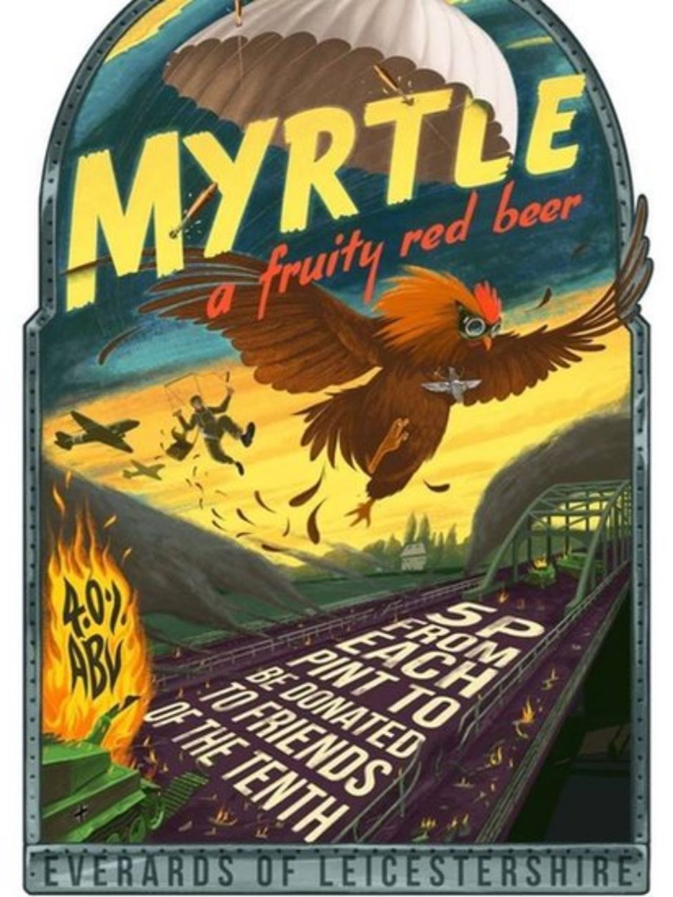 Battle of Arnhem 'flying' chicken remembered - BBC News