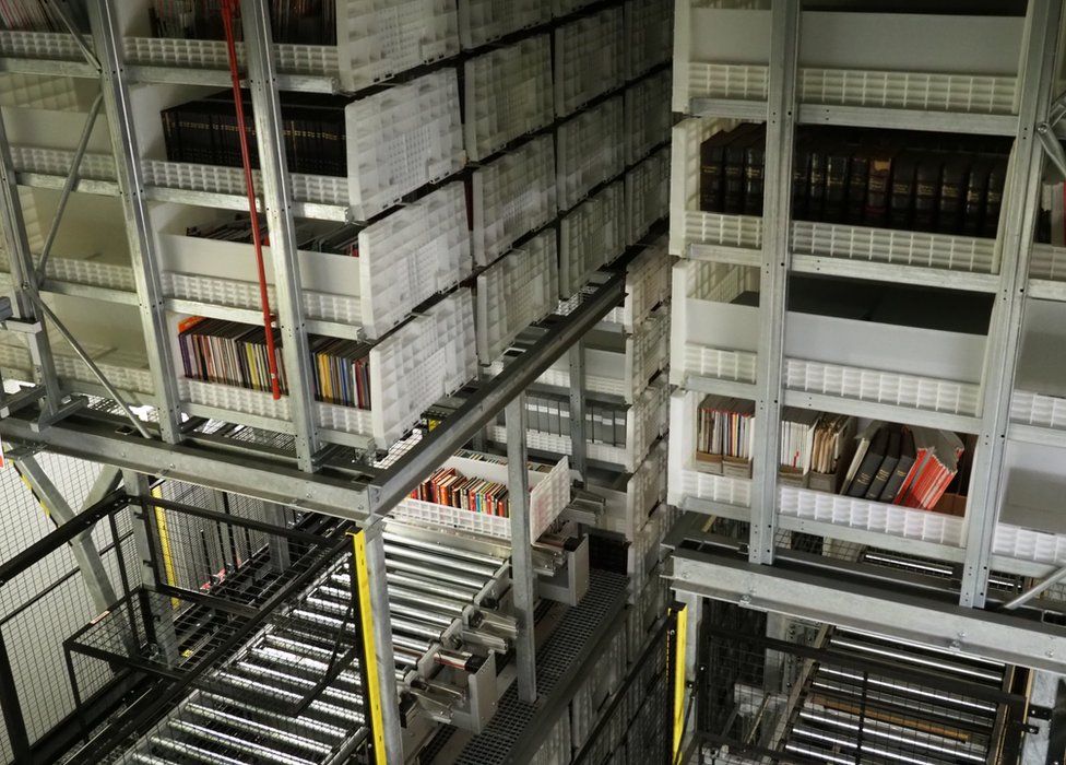 Building a bigger home for the British Library collection - BBC News