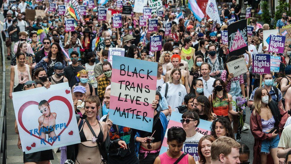 Pride 2021: 'It's about coming together and being seen' - BBC News