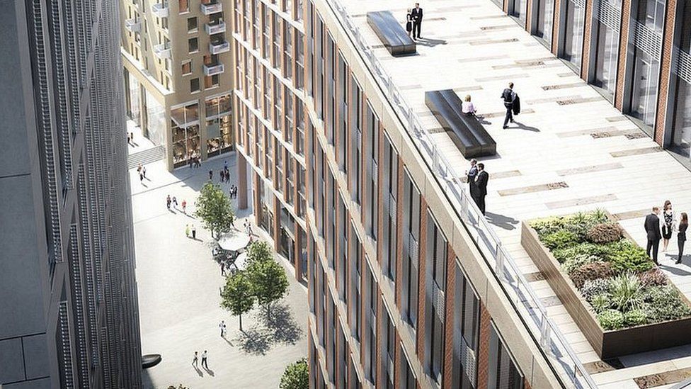 Expanded Reading Station Hill plans approved - BBC News
