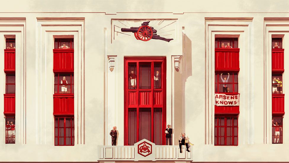 Arsenal FC: Artwork to adorn exterior of Emirates Stadium - BBC News
