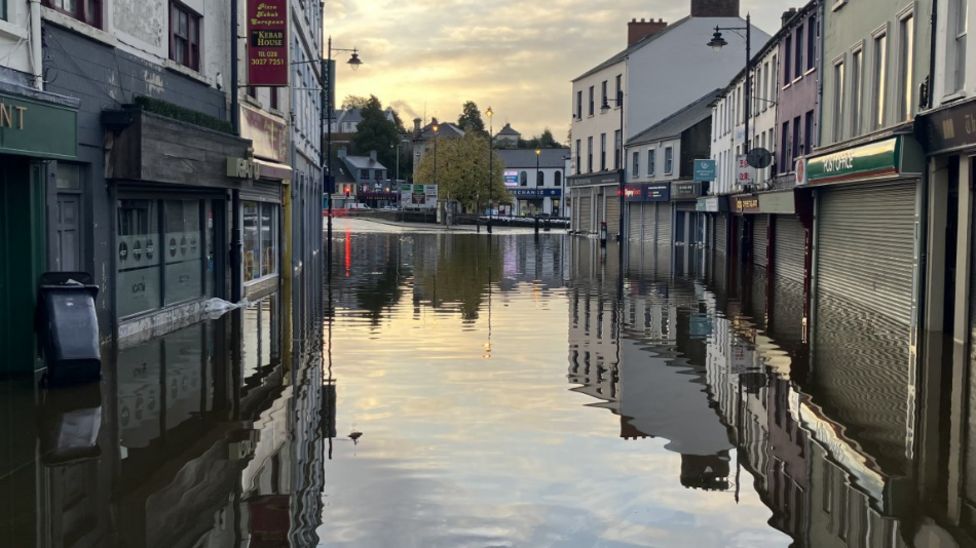 Flooding causes havoc across Northern Ireland - in pictures - BBC News