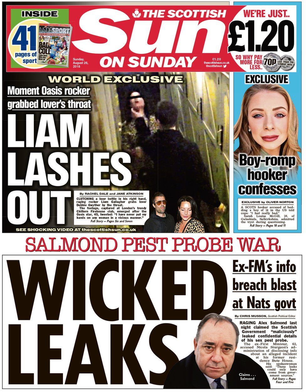 The papers: 'In the eye of the storm' - BBC News