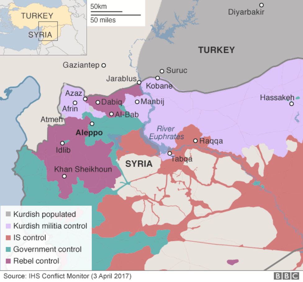 Syria conflict: 'Chemical attack' in Idlib kills 58 - BBC News