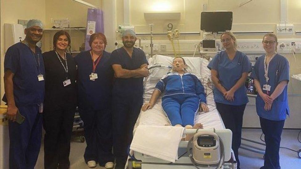 Furness General Hospital donations pay for training dummy - BBC News