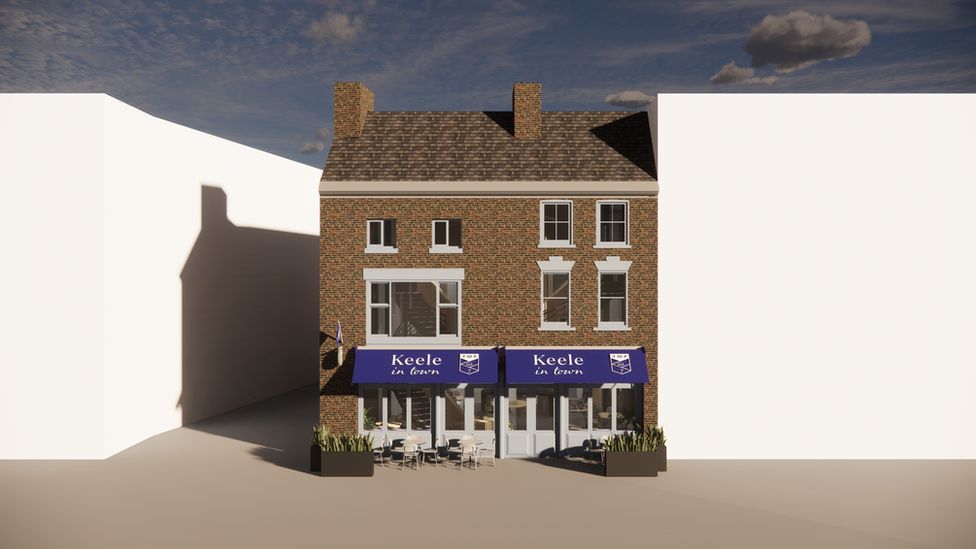 Keele University plan for Newcastle-under-Lyme study centre - BBC News