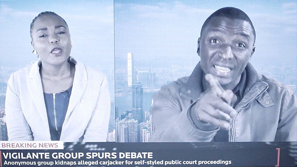 Kenya's hit web series where viewers vote for vigilante justice - BBC News