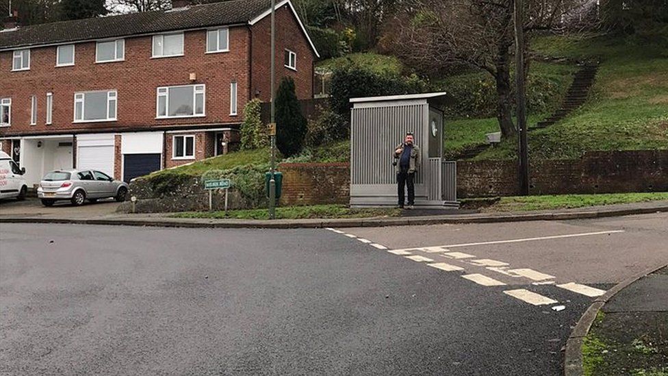 Bus driver toilet is a 'hideous surprise' for residents - BBC News