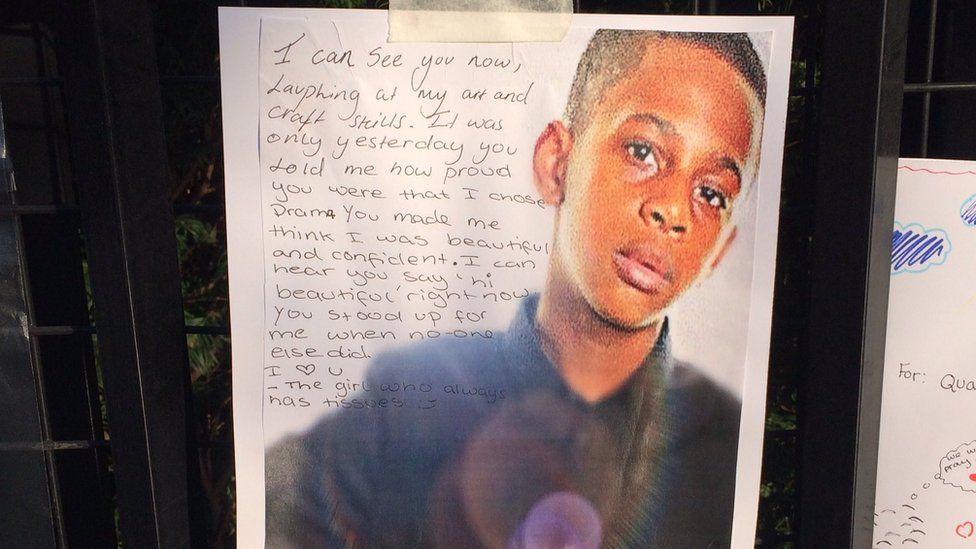 Quamari Serunkuma-Barnes murder: Teen found guilty - BBC News