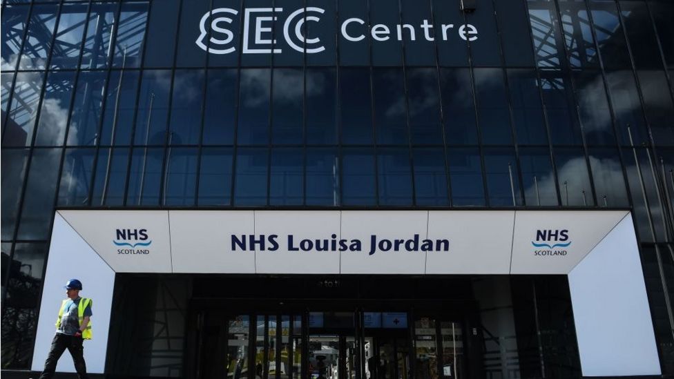 Covid in Scotland: NHS Louisa Jordan treats final patients - BBC News