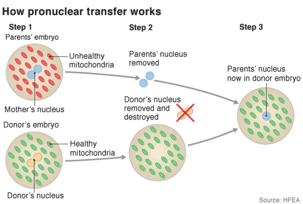 IVF: First three-parent baby born to infertile couple - BBC News