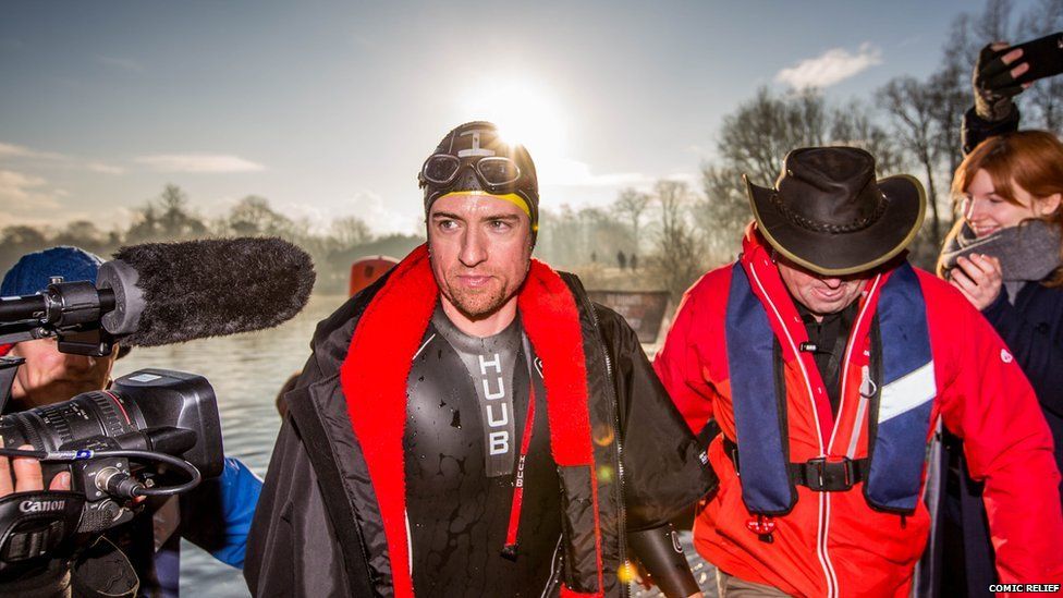 Greg James finishes his five triathlon #Gregathlon challenge for Sport ...