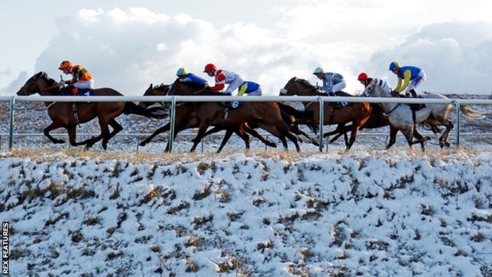 Horse Racing: Weather causes 60 races to be cancelled in UK - BBC Sport