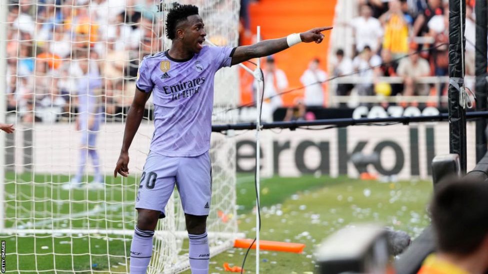 Real Madrid: Carlo Ancelotti focused on Valencia match after Vinicius Jr racist abuse - BBC Sport