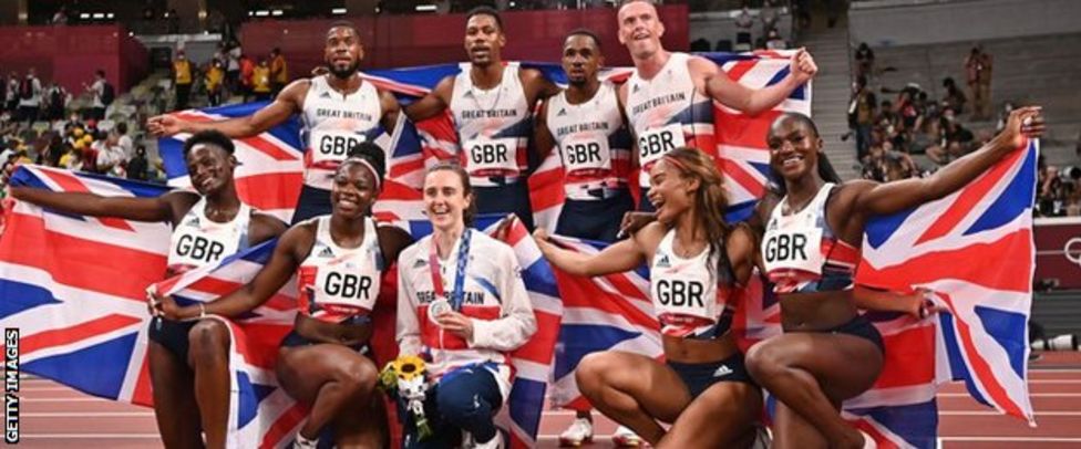 Tokyo Olympics Great Britain Win 4x100m Relay Silver And Bronze Bbc