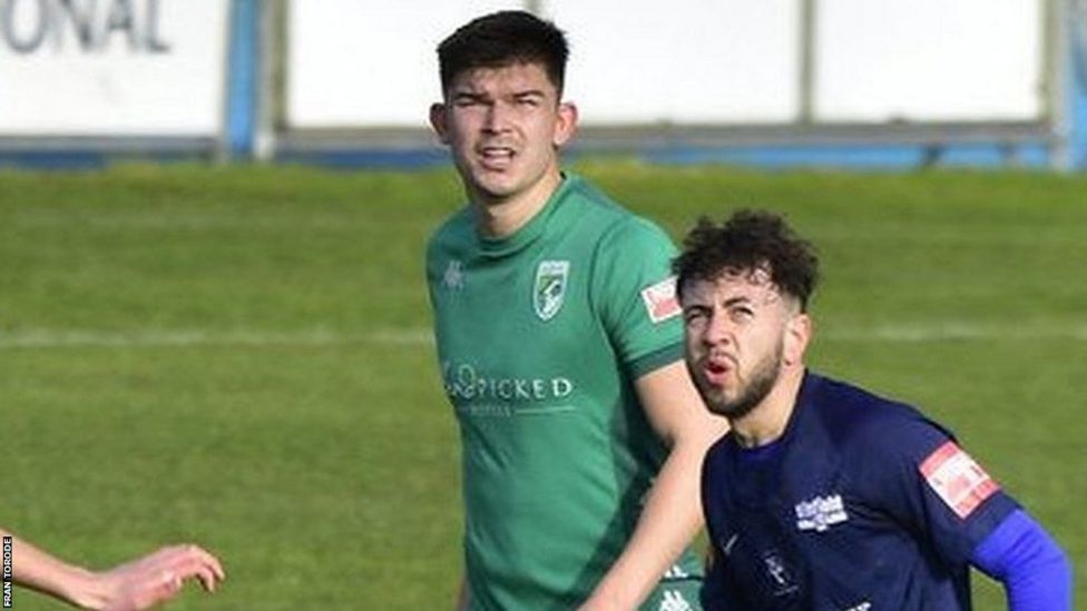 Guernsey FC draw 1-1 with Uxbridge as Jacob Fallaize scores on 100th ...