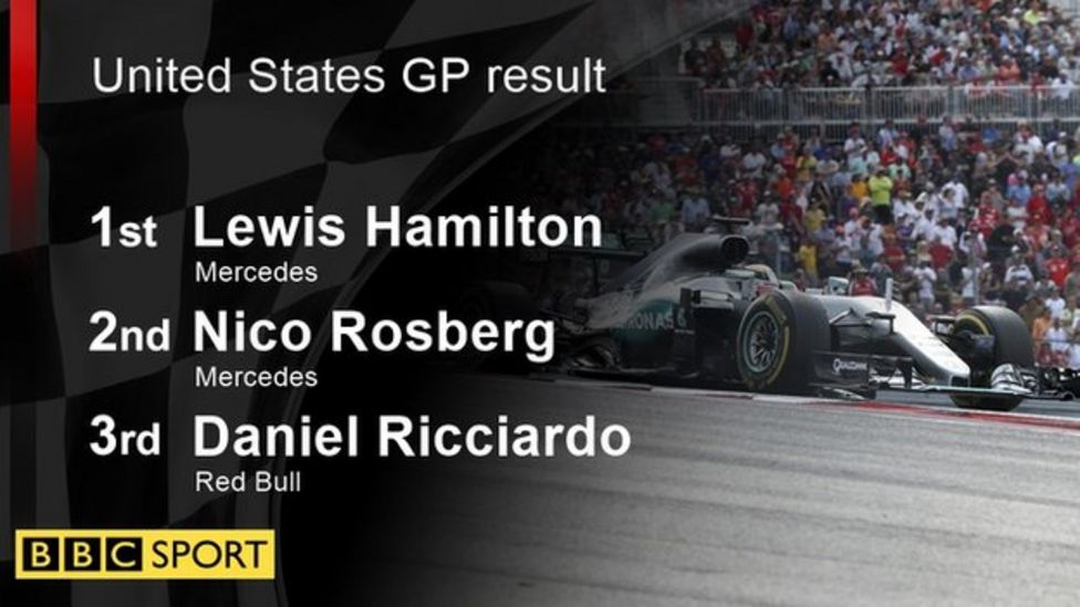 Lewis Hamilton takes 50th win at United States GP - BBC Sport