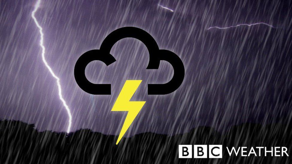 Temperatures hit 29C with storms likely overnight - BBC News