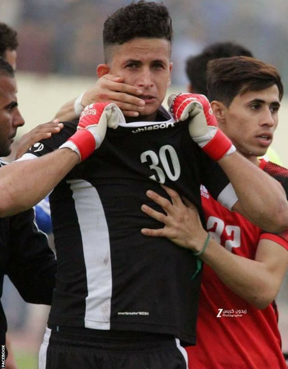 Goalkeeper Alaa Ahmed plays in Iraq Premier League match after son's ...