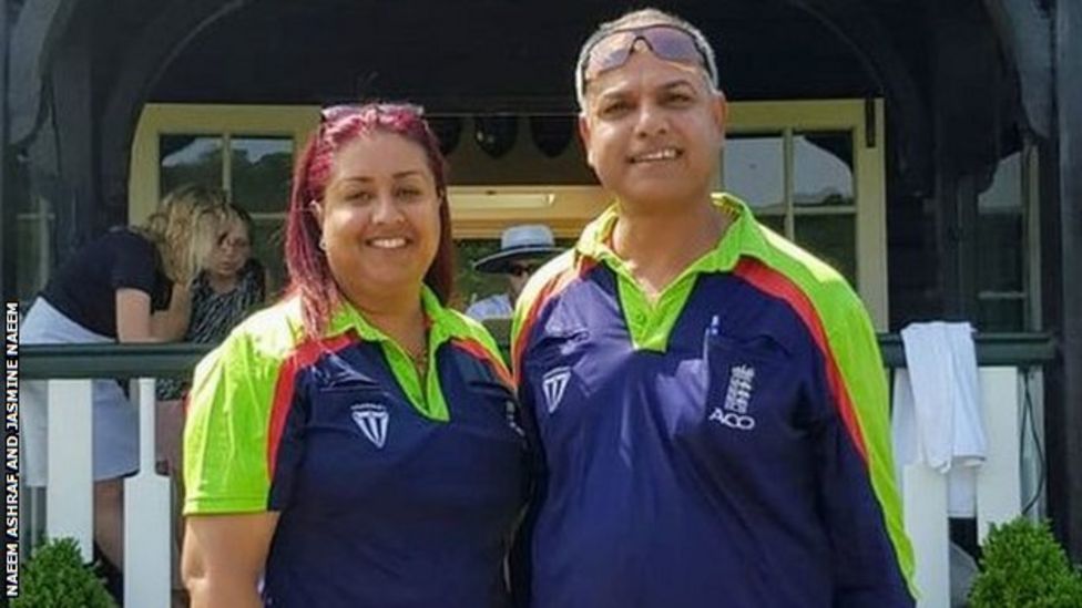 Naeem Ashraf and Jasmine Naeem: Husband and wife make cricket umpiring ...