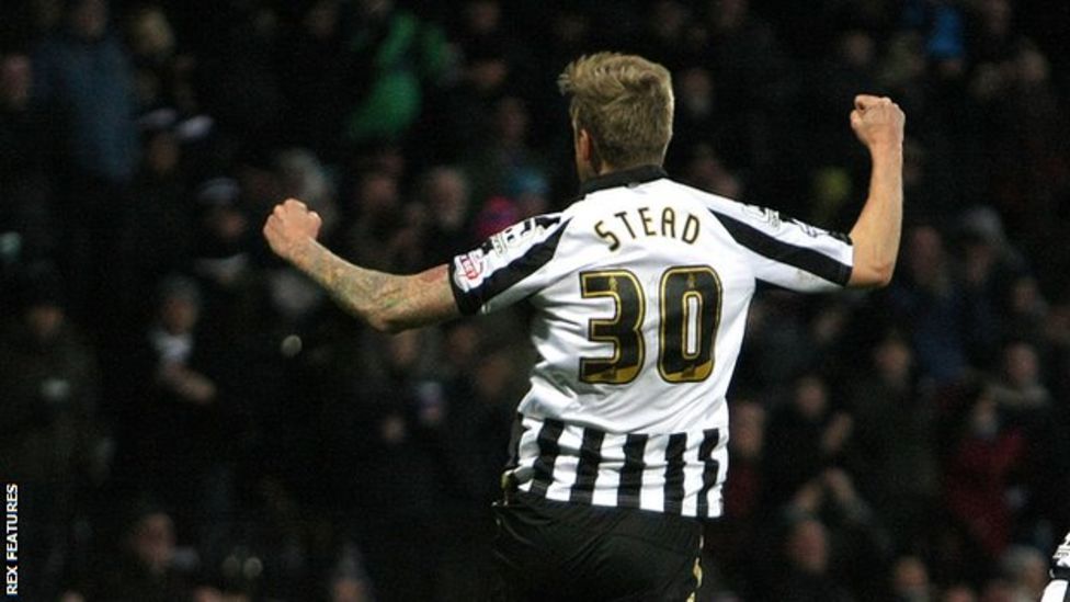 Jon Stead: Notts County striker glad to return to central role - BBC Sport