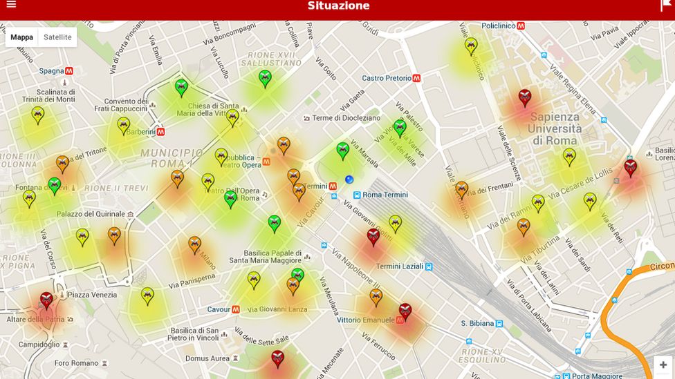 Italian mosquito app creates pest 'heat map' - BBC News