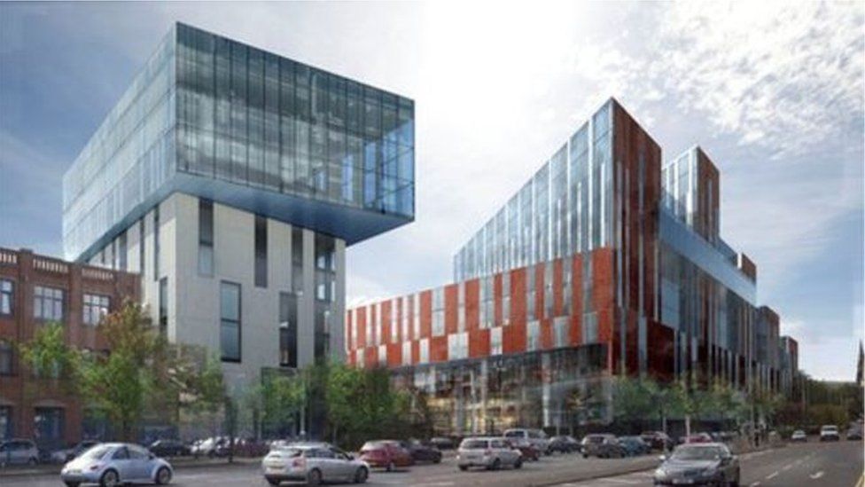 New Ulster University building completion date delayed by a year - BBC News