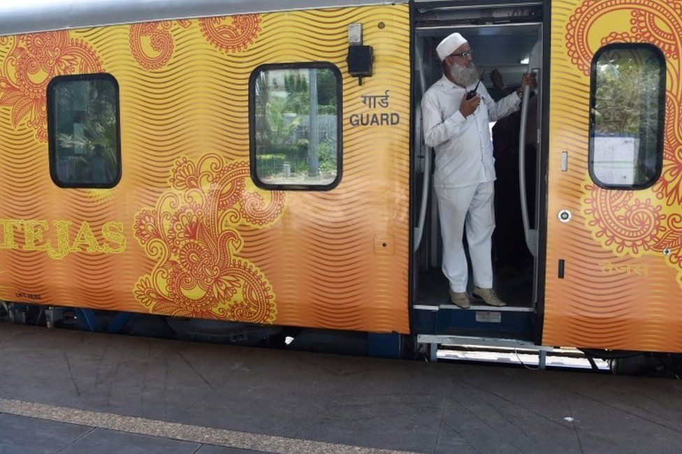 Inside India's new homemade luxury train - BBC News