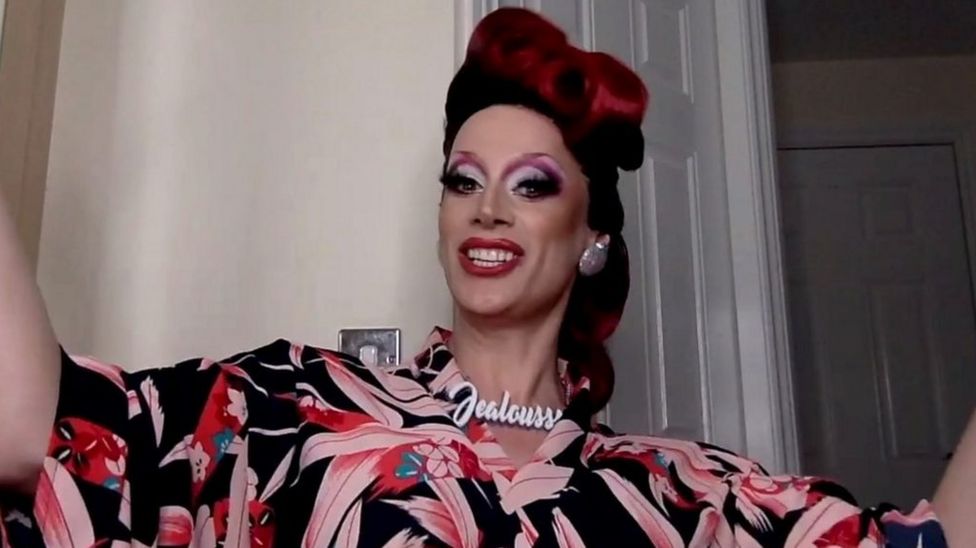 Drag Race UK star Crystal suing Laurence Fox - BBC News