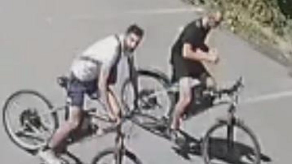 Police seek men on bikes after Leicester Forest East robbery - BBC News