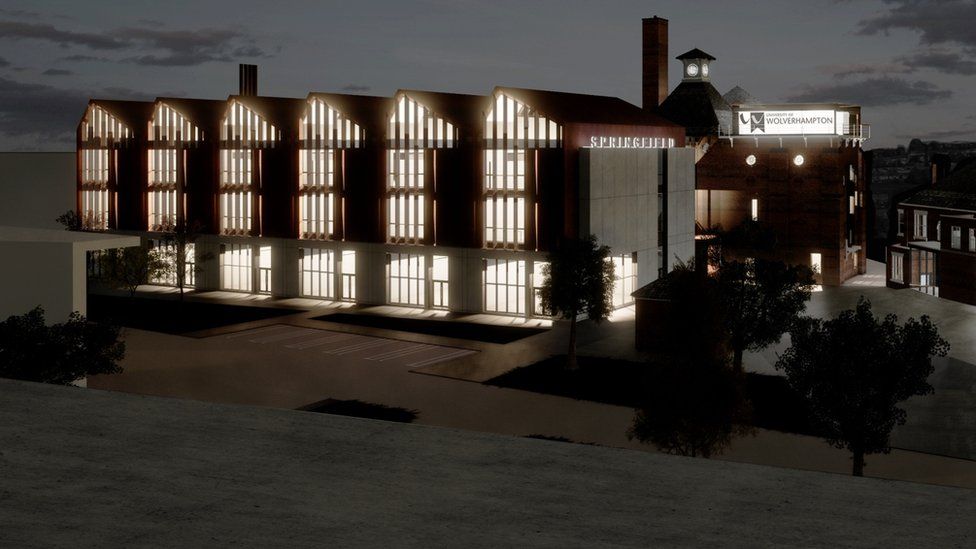 University of Wolverhampton Springfield campus plans revealed - BBC News