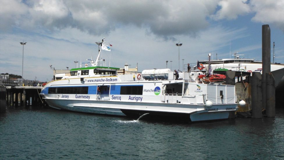 French ferry service returns to the Channel Islands - BBC News